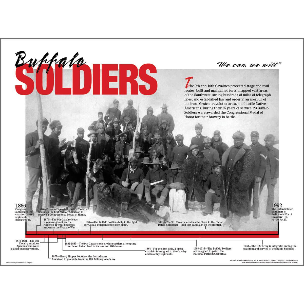 Buffalo Soldiers on the Plains Poster – Tech Directions Books & Media