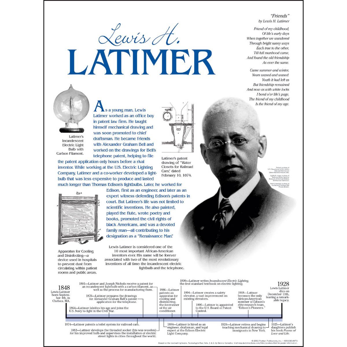 Lewis Latimer Poster – Tech Directions Books & Media