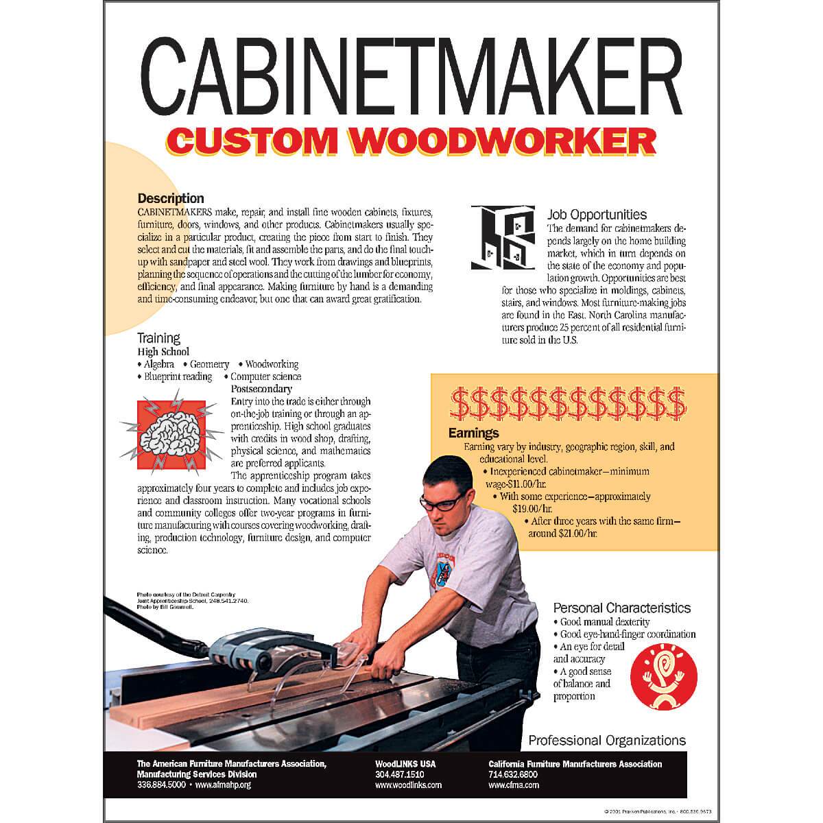 Cabinetmaker Career Poster – Tech Directions Books & Media