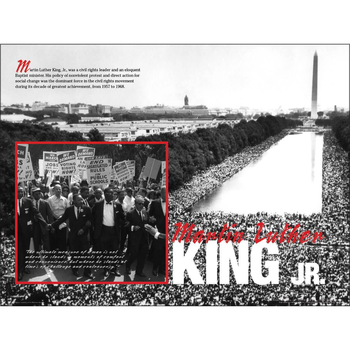 Martin Luther King, Jr. March on Washington Poster – Tech Directions ...