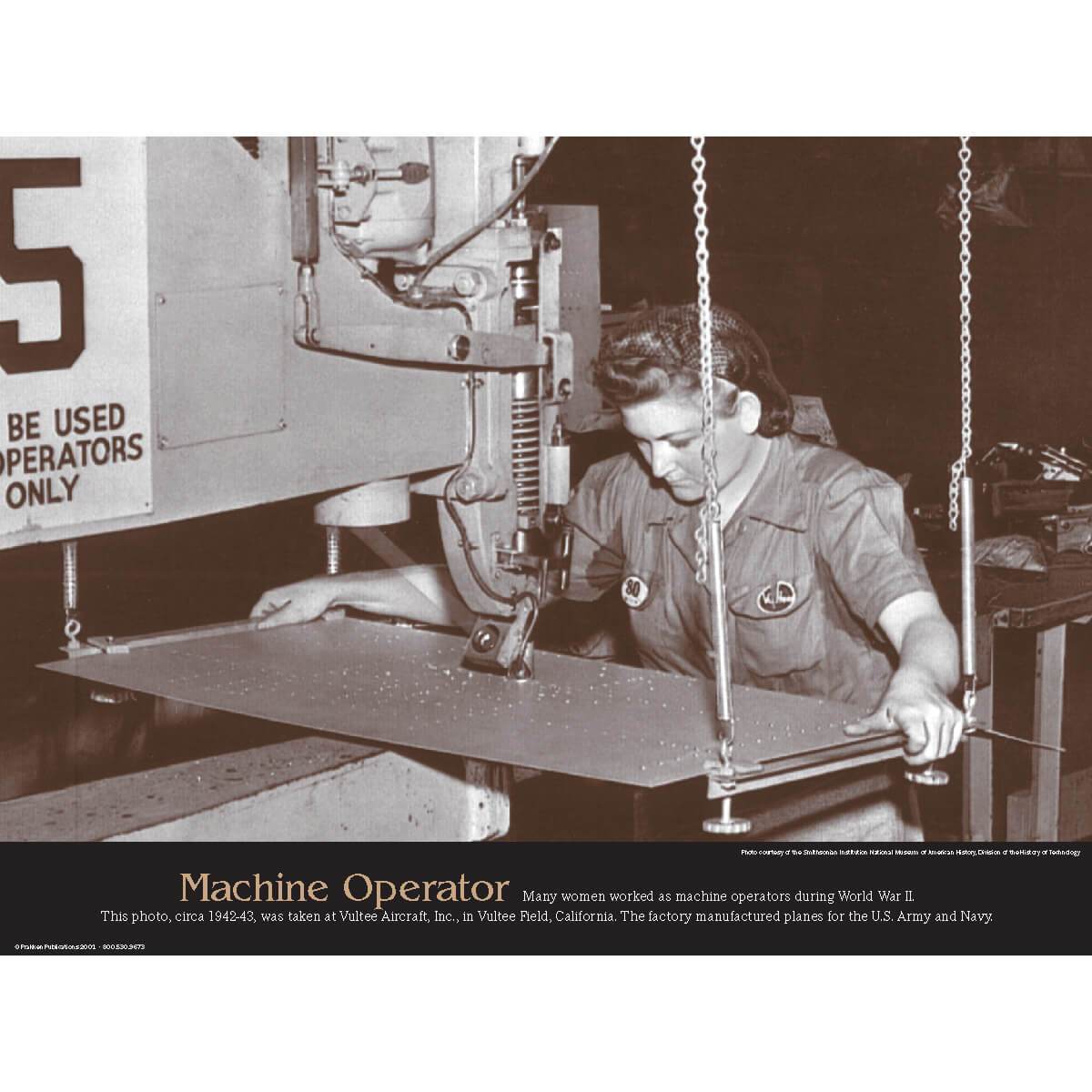 Machine Operator Poster – Tech Directions Books & Media