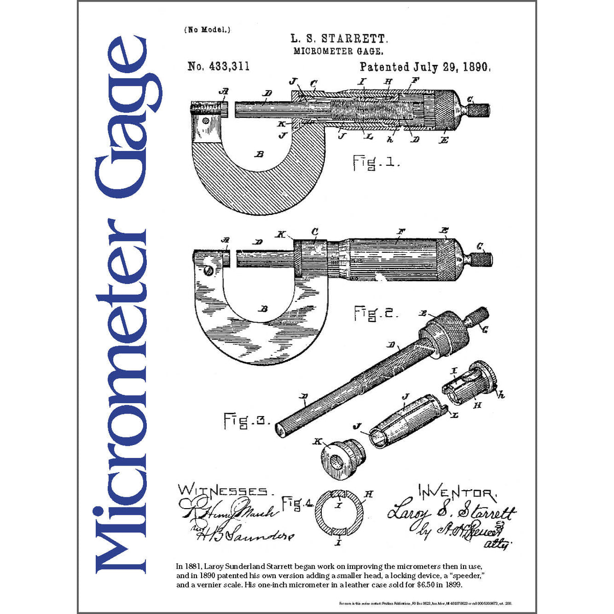 Micrometer Gage Poster – Tech Directions Books & Media
